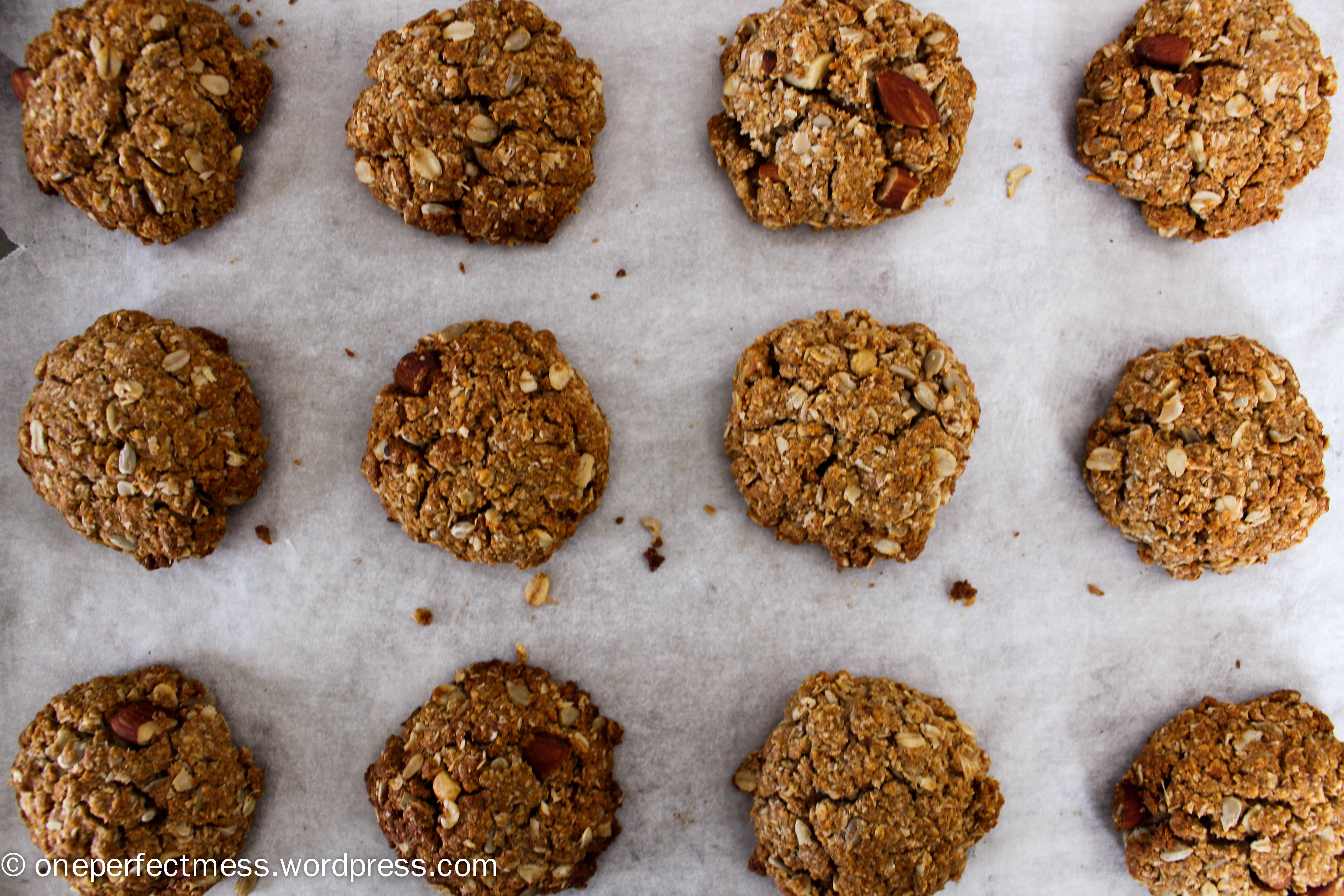 Healthy Muesli Cookies (Sugar Free) | one perfect mess